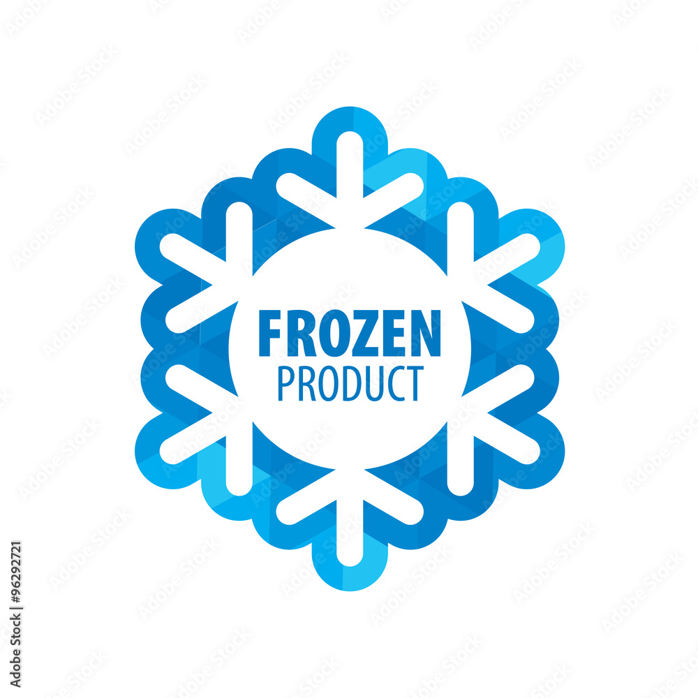 logo for frozen products Stock Vector | Adobe Stock