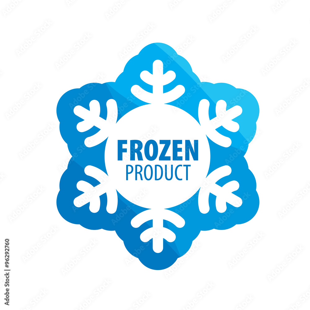 logo for frozen products Stock Vector | Adobe Stock