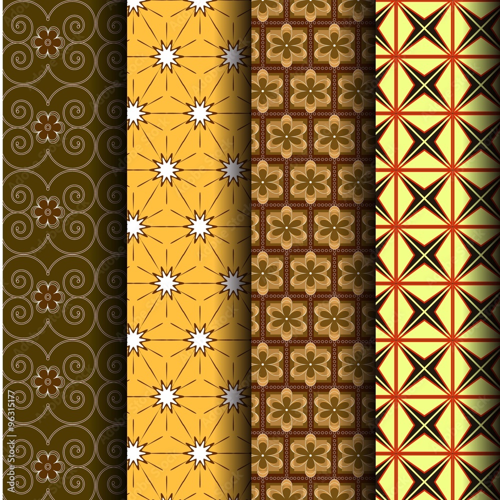 pattern Geometric Pentagon Stock Vector | Adobe Stock