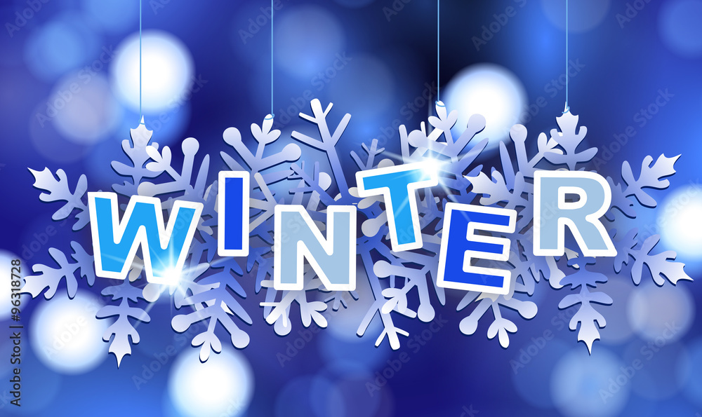 Winder background Stock-Vektorgrafik | Adobe Stock