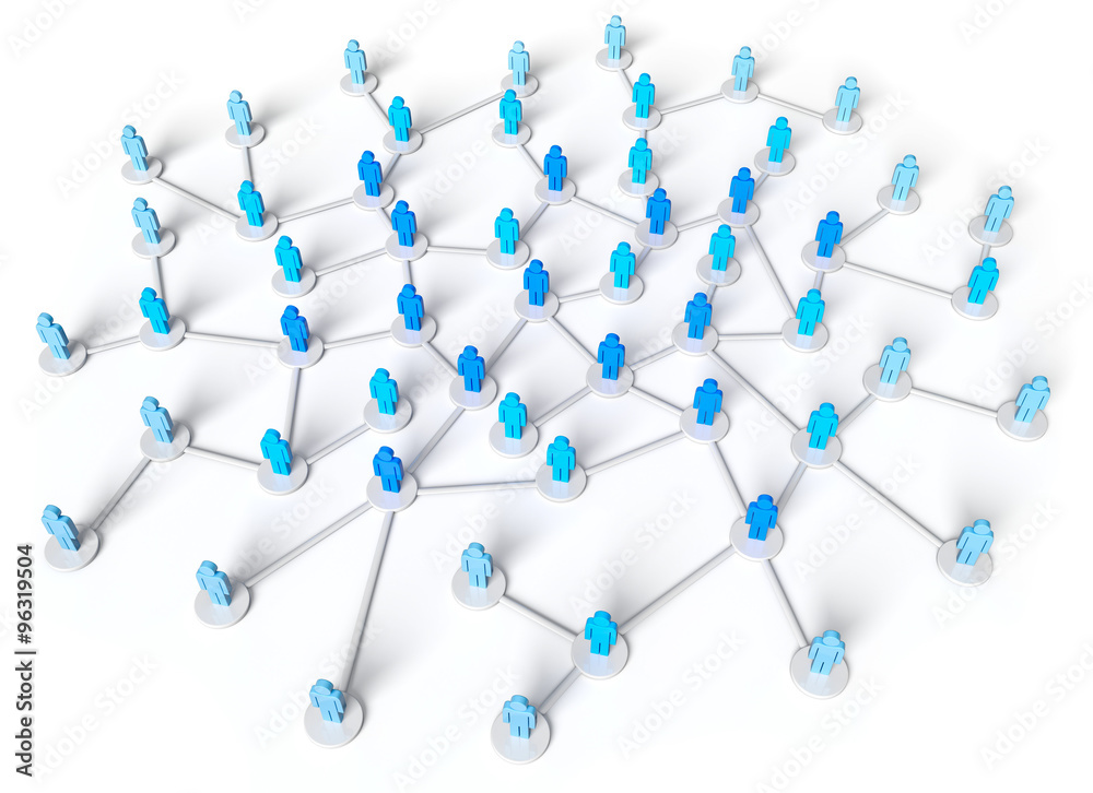 Vernetzung Stock-Illustration | Adobe Stock