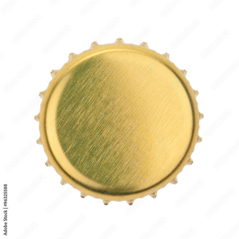 Bottle cap isolated on white background. without shadow Stock Photo ...
