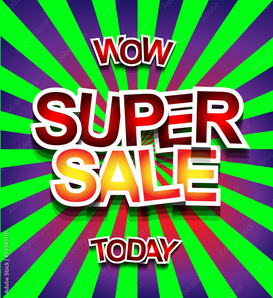 Super Sale Today background for your promotional posters Stock Vector ...