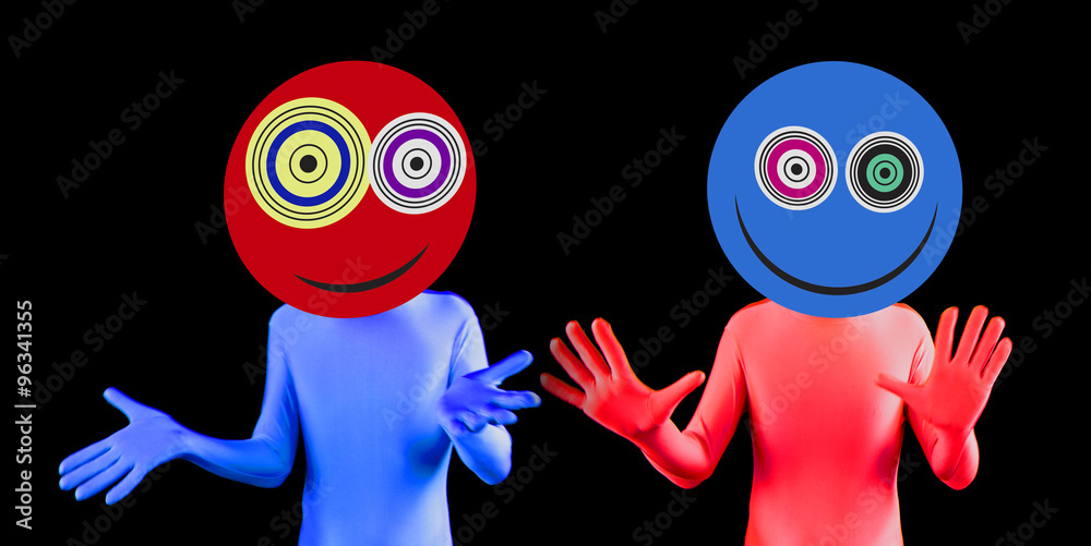 alien rave dancer Stock Photo | Adobe Stock