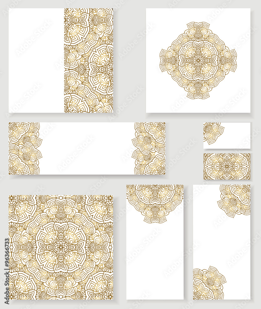 Vector corporate identity. Abstract backdrop. Template. Brand ...