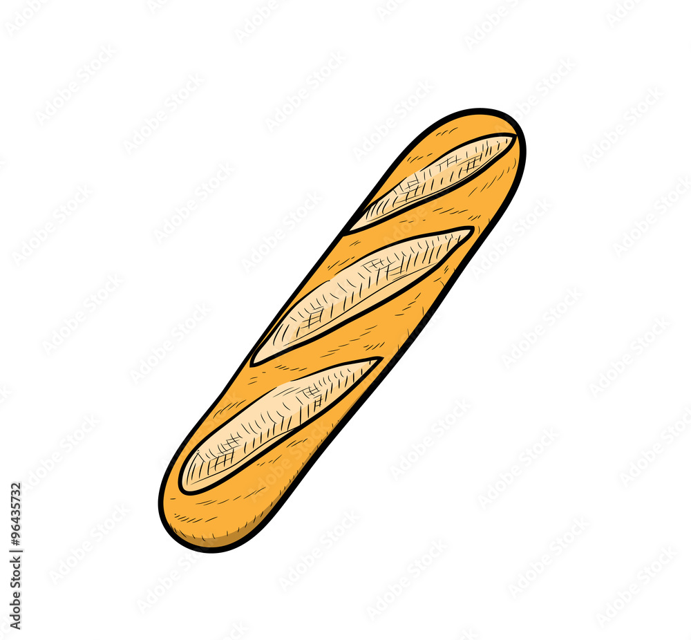 French Bread Drawing