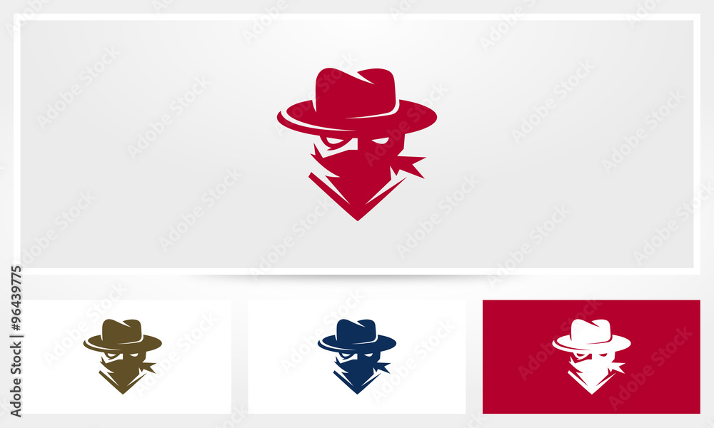 Bandit Logo Stock Vector | Adobe Stock