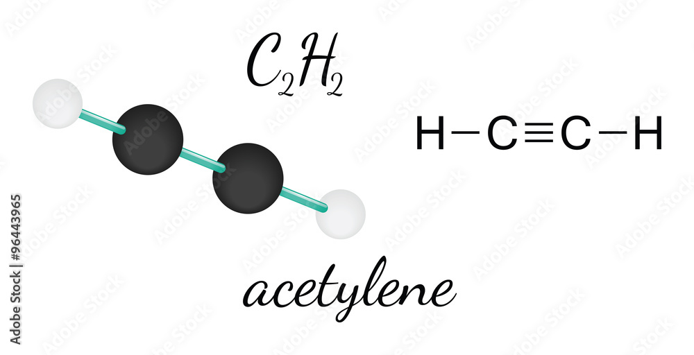 Acetylene Molecule