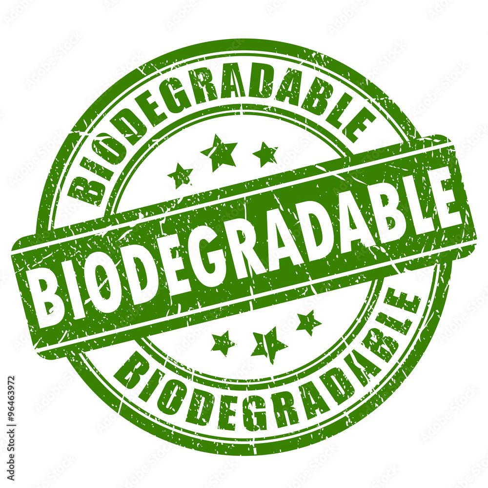 Biodegradable rubber stamp Stock Vector | Adobe Stock