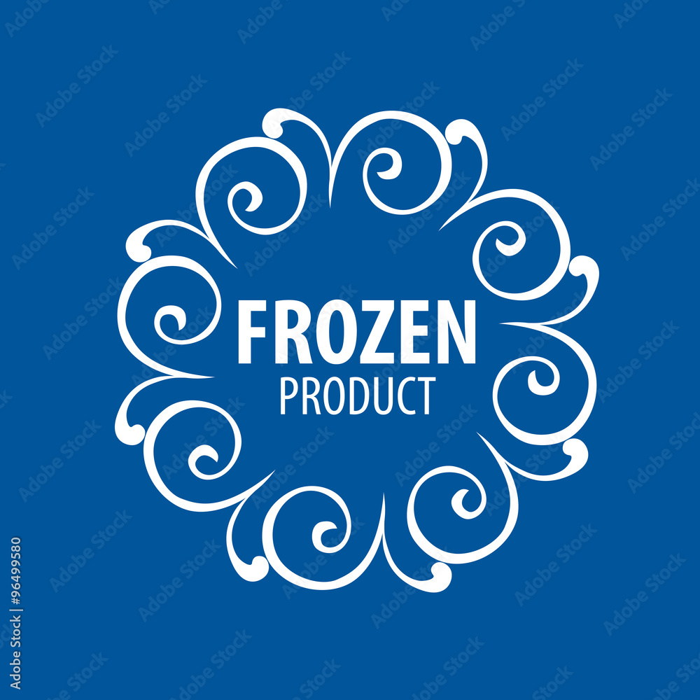 logo for frozen products Stock Vector | Adobe Stock