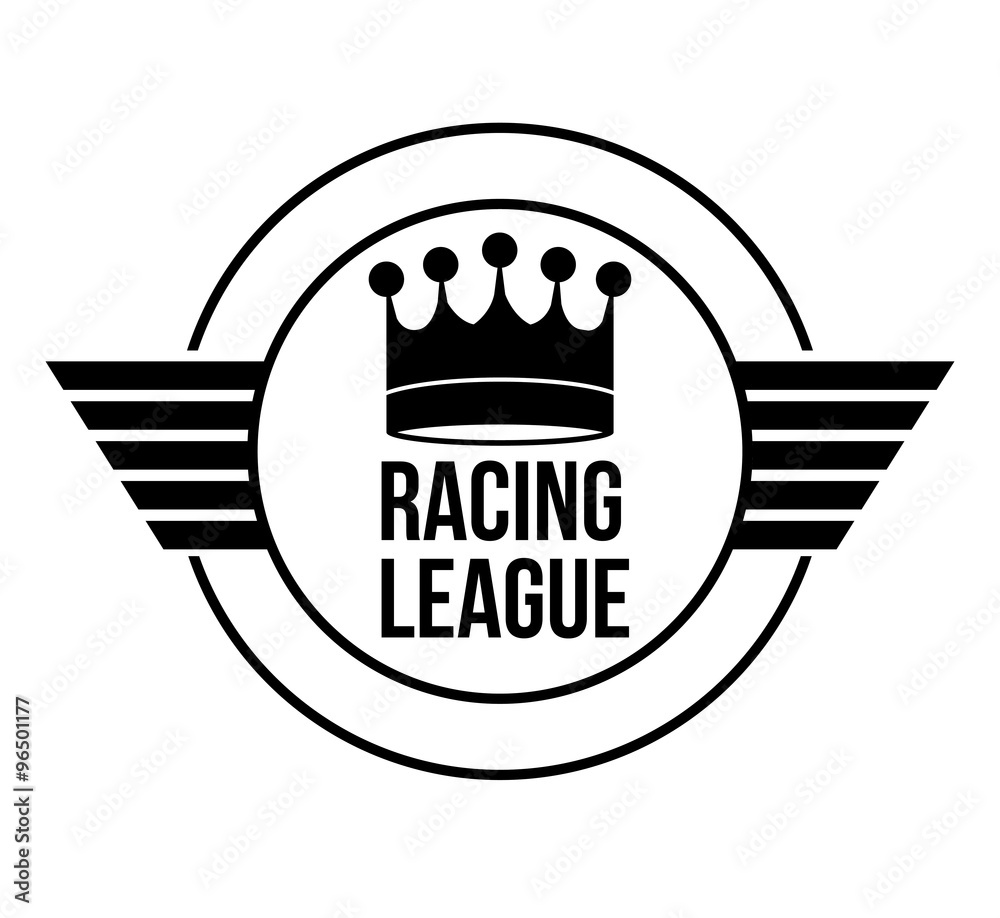 racing league design vector de Stock | Adobe Stock
