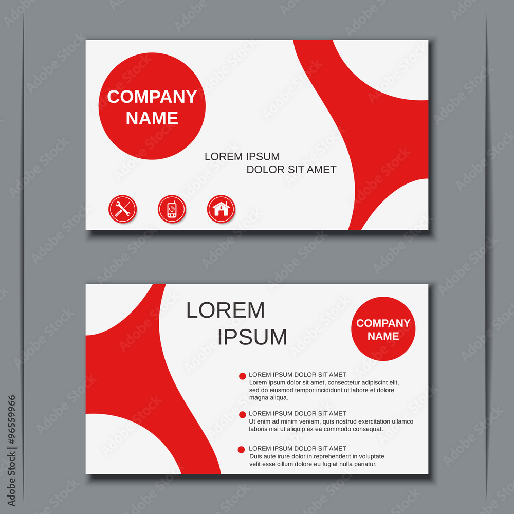 Visiting card, banner, badge, poster, sticker, mockup, flyer, coupon ...
