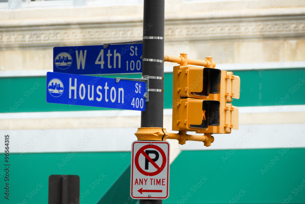 Houston Street Sign - Dallas/Fort Worth Stock Photo | Adobe Stock