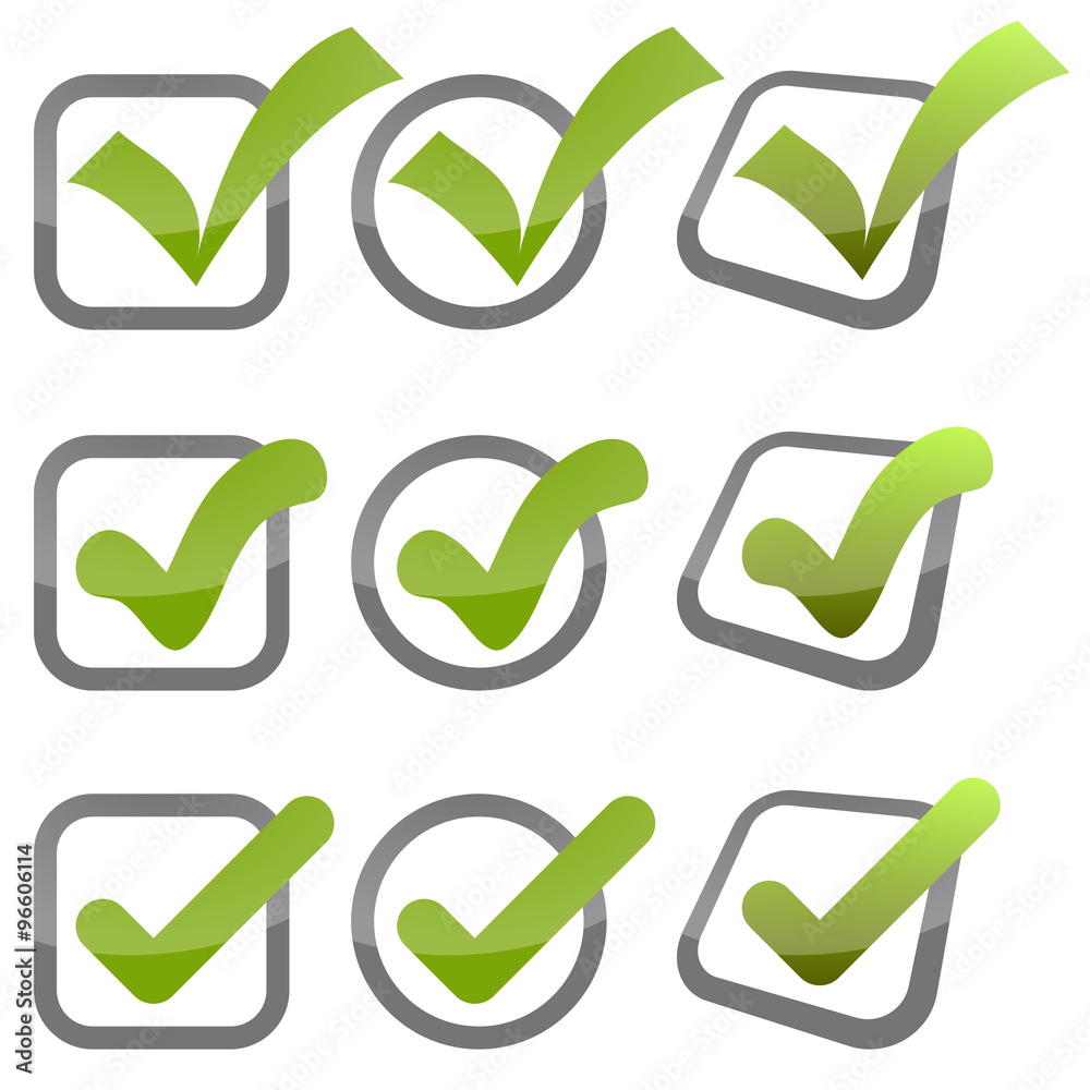Green Check Marks Stock Vector Adobe Stock green-check-marks-stock-vector-adobe-stock