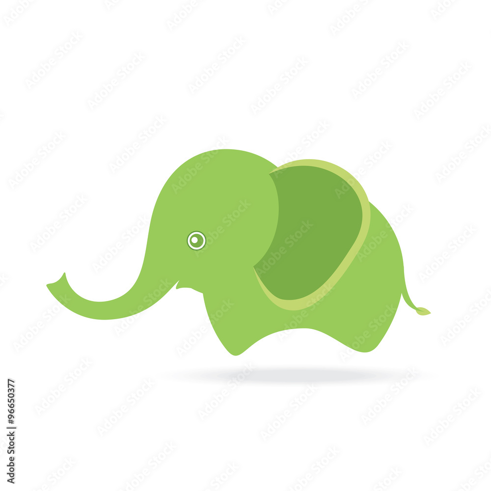 cute female elephant, cartoon drawing thailand Stock Vector | Adobe Stock