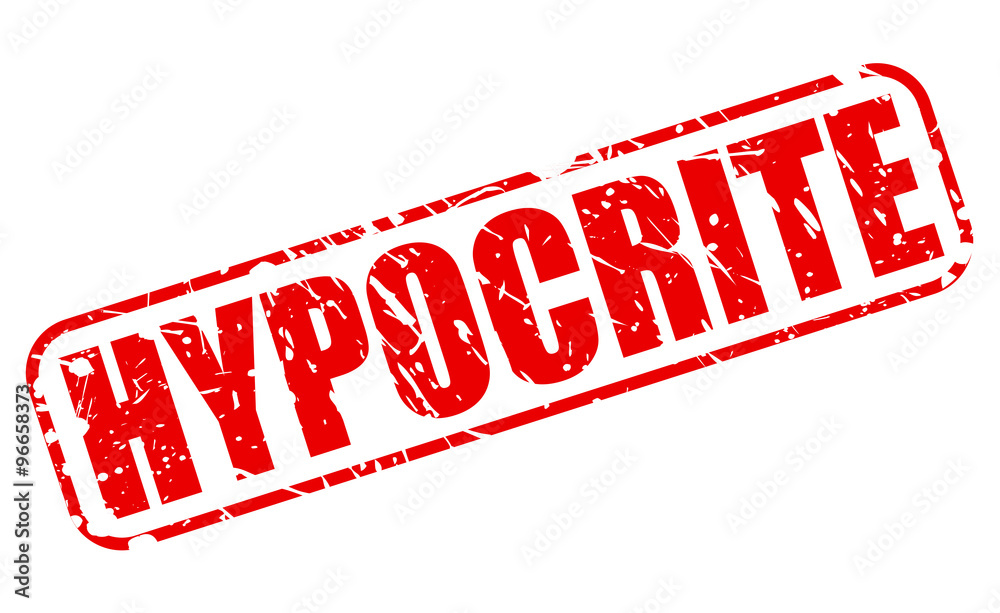 HYPOCRITE red stamp text Stock Vector | Adobe Stock