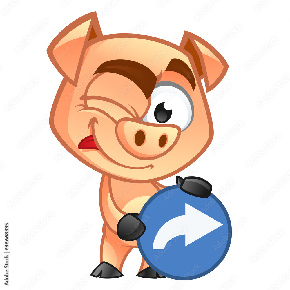 Cerdito Stock Vector | Adobe Stock
