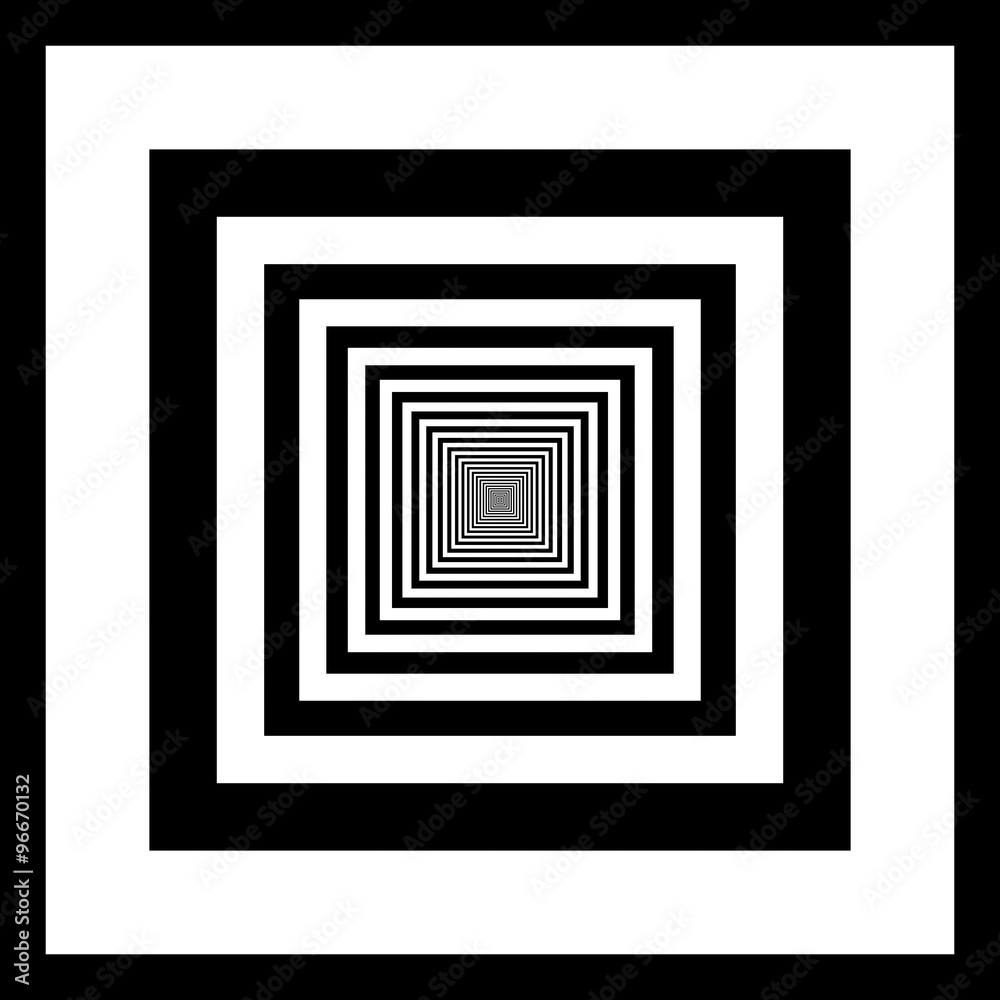 Concentric squares Stock Illustration | Adobe Stock