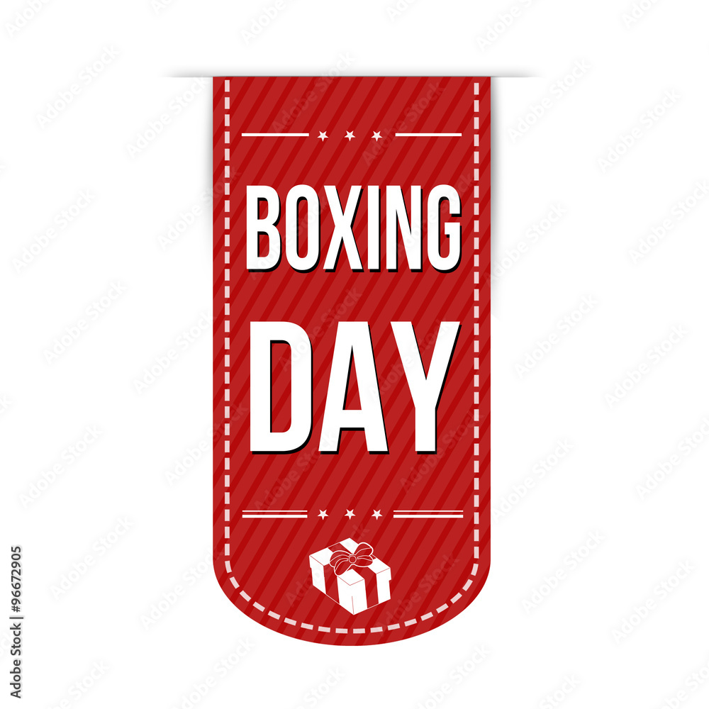 Boxing day banner design Stock Vector | Adobe Stock