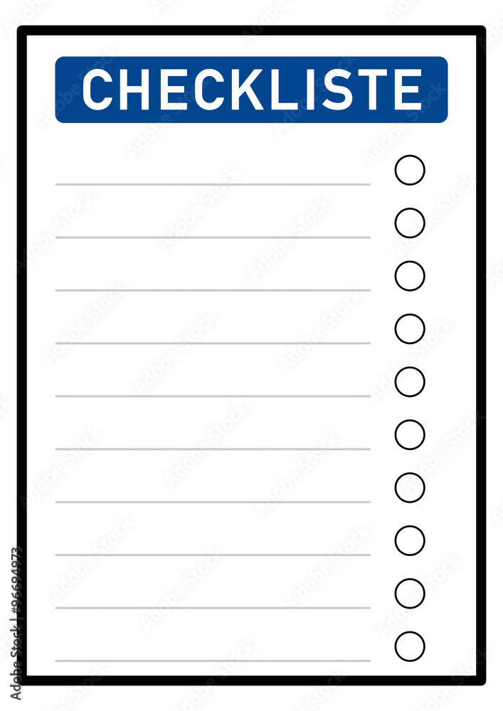 cs2 CheckmarkSign - A4 A5 A6 Poster - grüne Haken - Checkliste ...