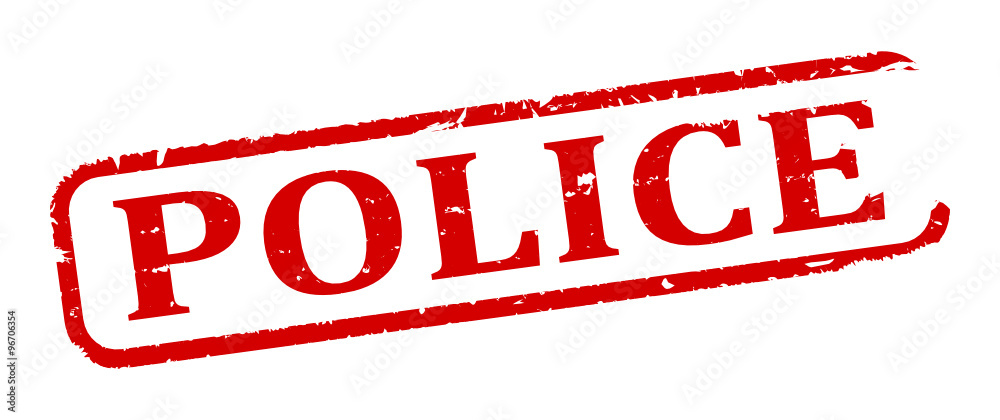 Scratched red oval stamp with the words - the police - vector svg Stock ...