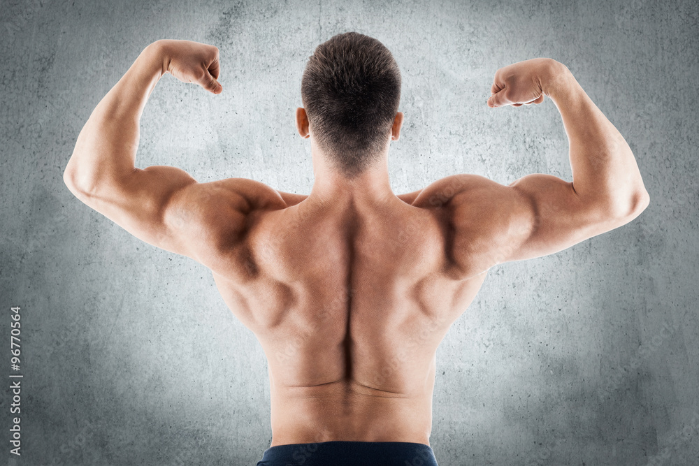 Fotografia do Stock: muscular bodybuilder | Adobe Stock