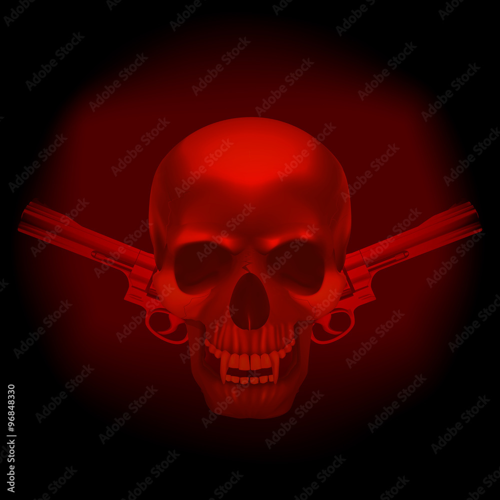 Vampire Skull Wallpaper