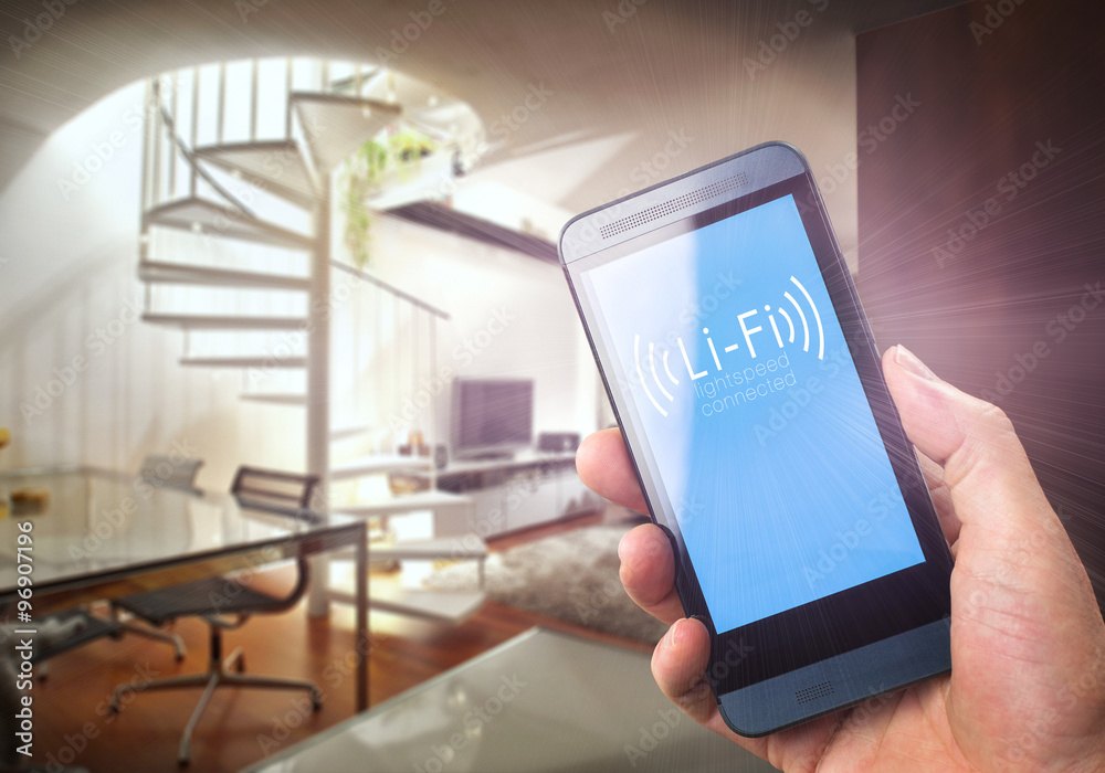 Li-Fi High Speed Wireless connection Stock Photo | Adobe Stock