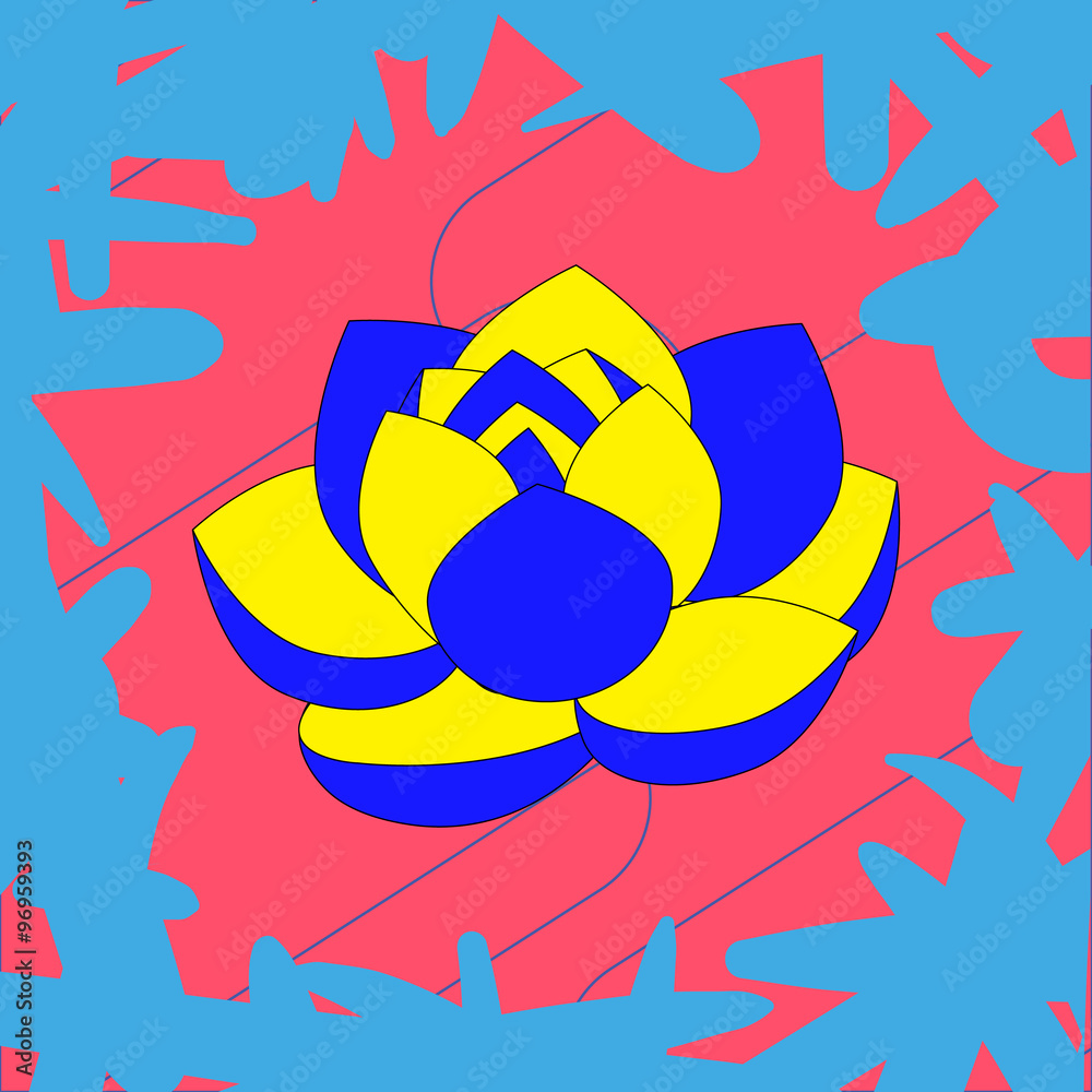 Lotus Flower Graffiti