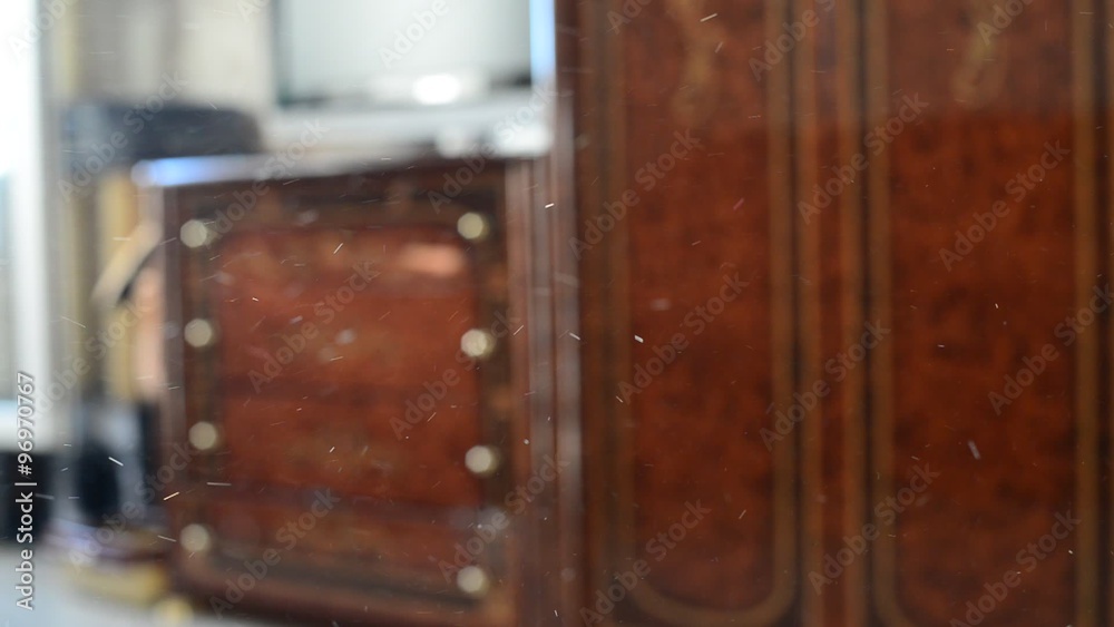 dust is flying around the room Stock Video | Adobe Stock