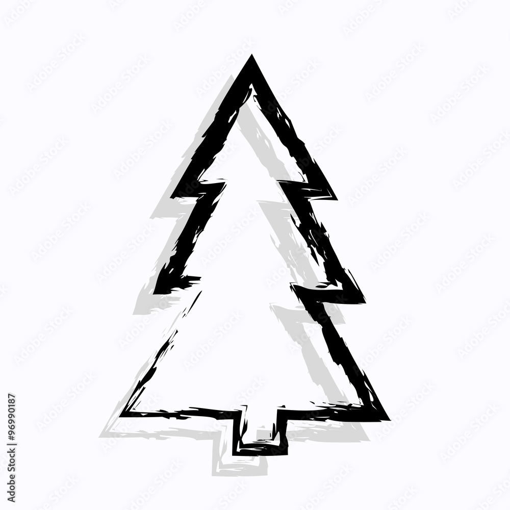 Tannenbaum - Vektor Grafik Stock Vector | Adobe Stock