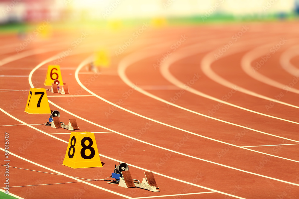 Track Starting Block Dimensions