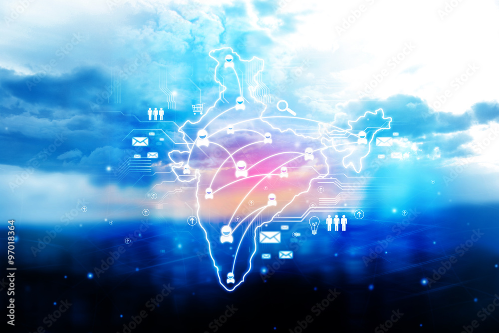 Trade networking Stock Illustration | Adobe Stock