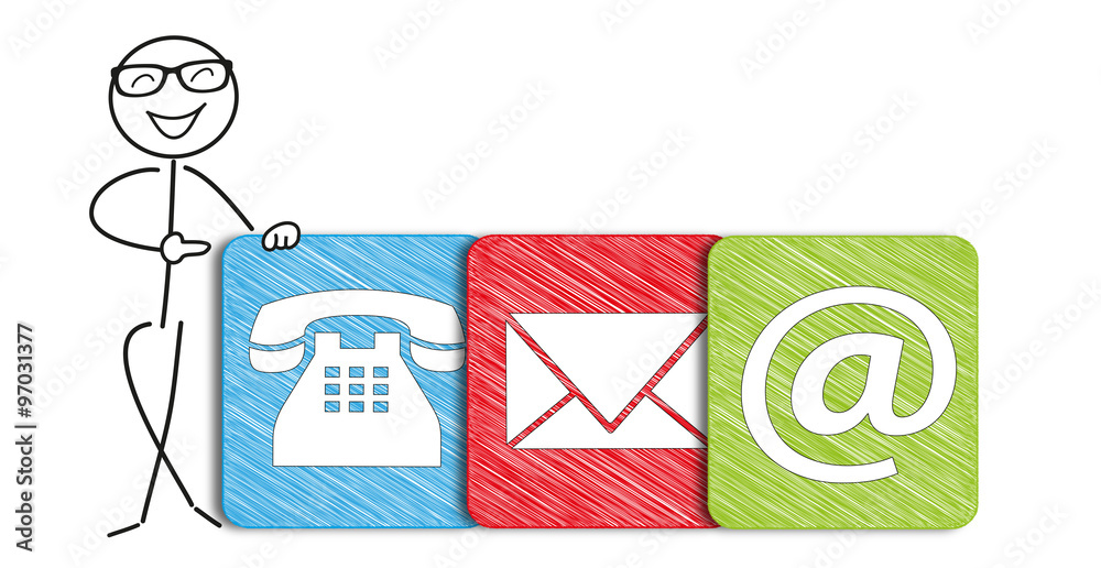 Kontakt Stock-Vektorgrafik | Adobe Stock