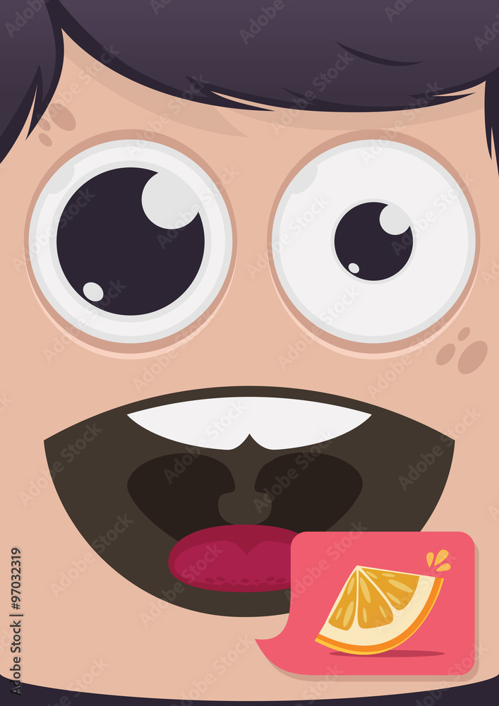 face & symbol Stock Vector | Adobe Stock