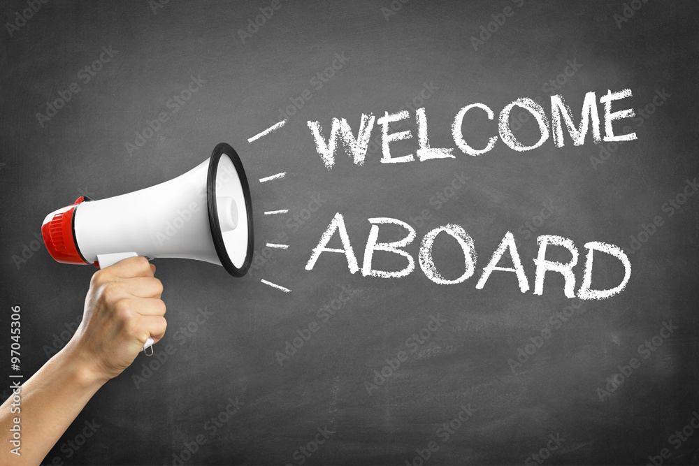 Welcome Aboard Stock Photo | Adobe Stock