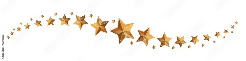 Gold stars in wave pattern - 3d swirl pattern Stock Illustration ...