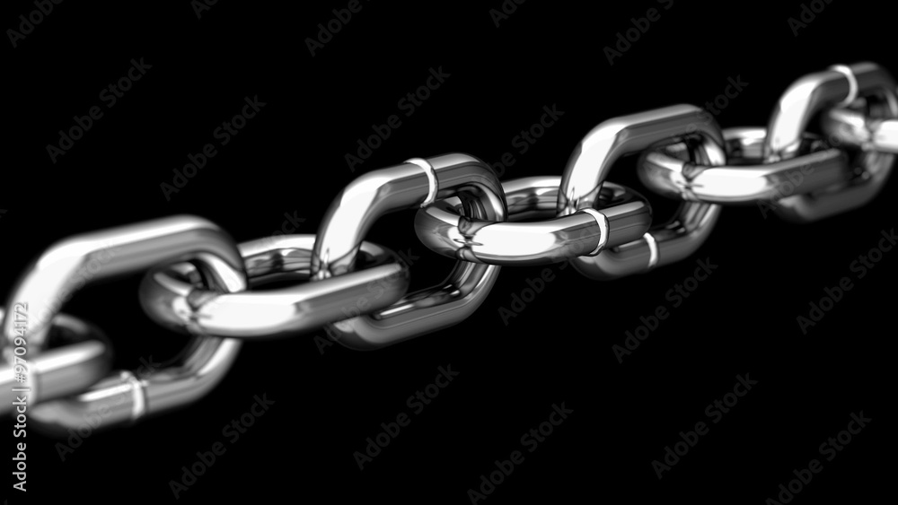 Unique link in a chain, 4K animation with alpha mask Stock Video ...