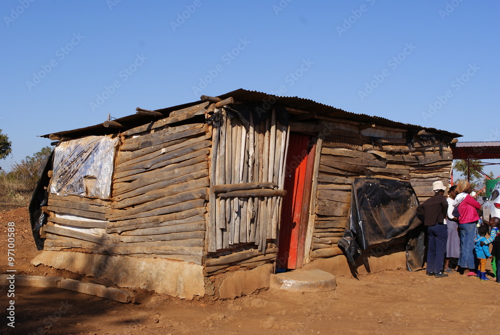 African Shack Stock Photo | Adobe Stock