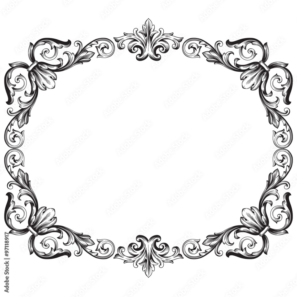 Victorian Borders And Frames Clip Art