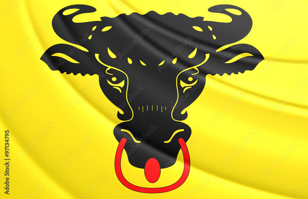 Flag of Uri Canton, Switzerland. Stock Illustration | Adobe Stock
