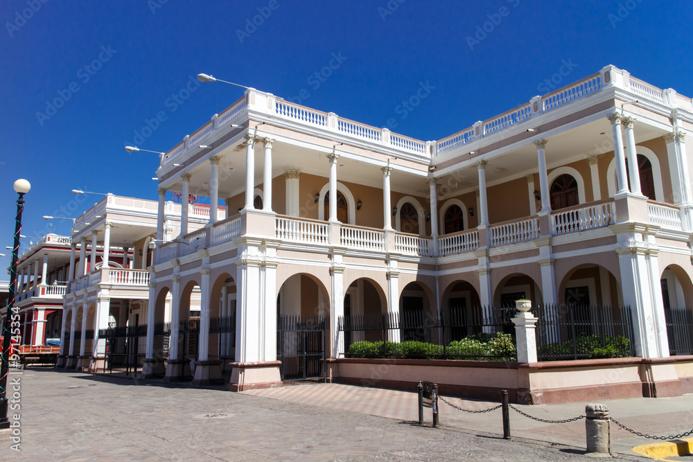 Poster Spanish Colonial Buildings in Granada Nicaragua – Wall Art ...