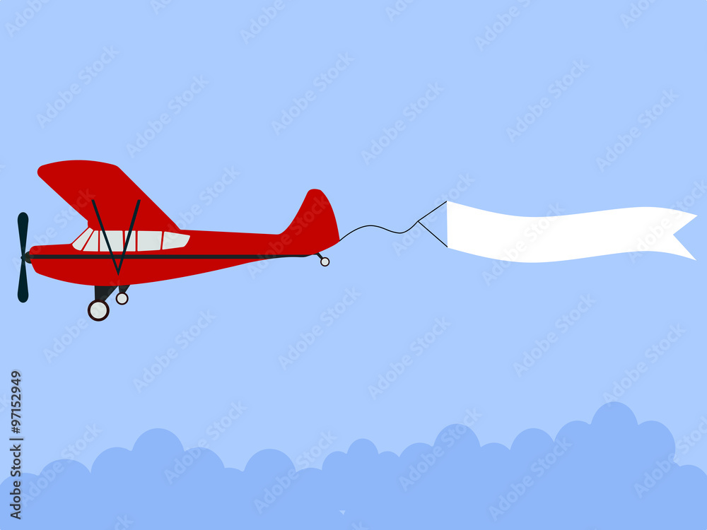 Airplane Pulling Banner