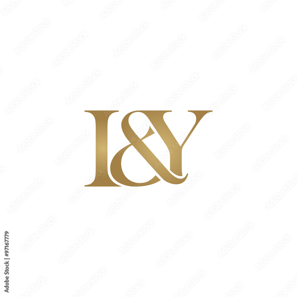 I&Y Initial logo. Ampersand monogram logo Stock Vector | Adobe Stock