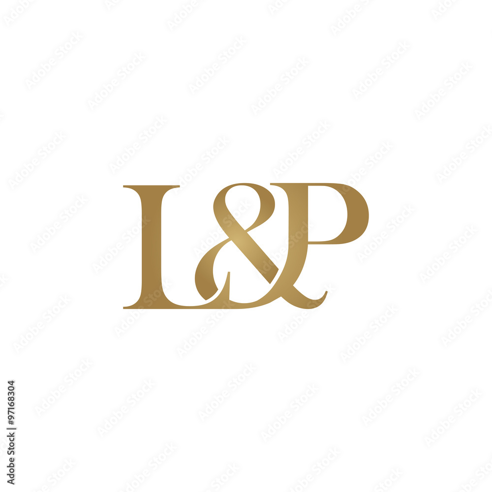 L&P Initial logo. Ampersand monogram logo Stock Vector | Adobe Stock