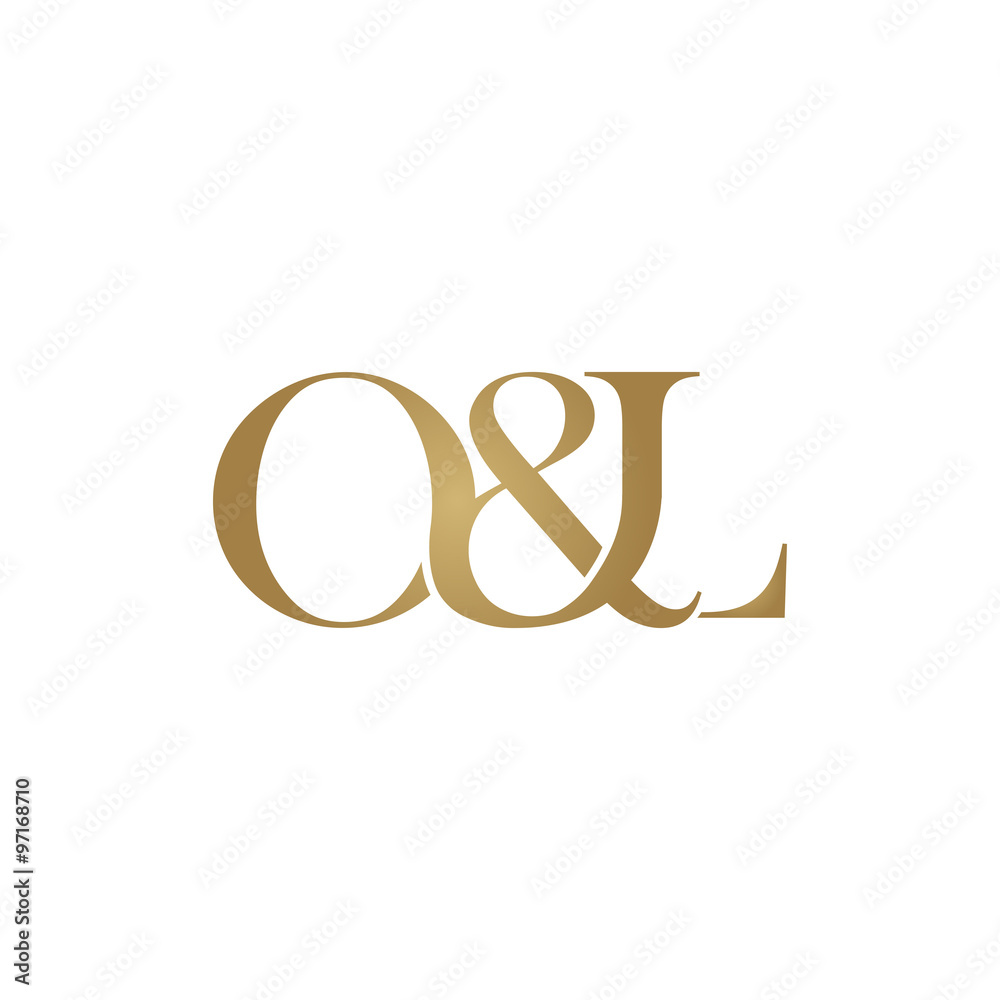 O&L Initial logo. Ampersand monogram logo Stock Vector | Adobe Stock