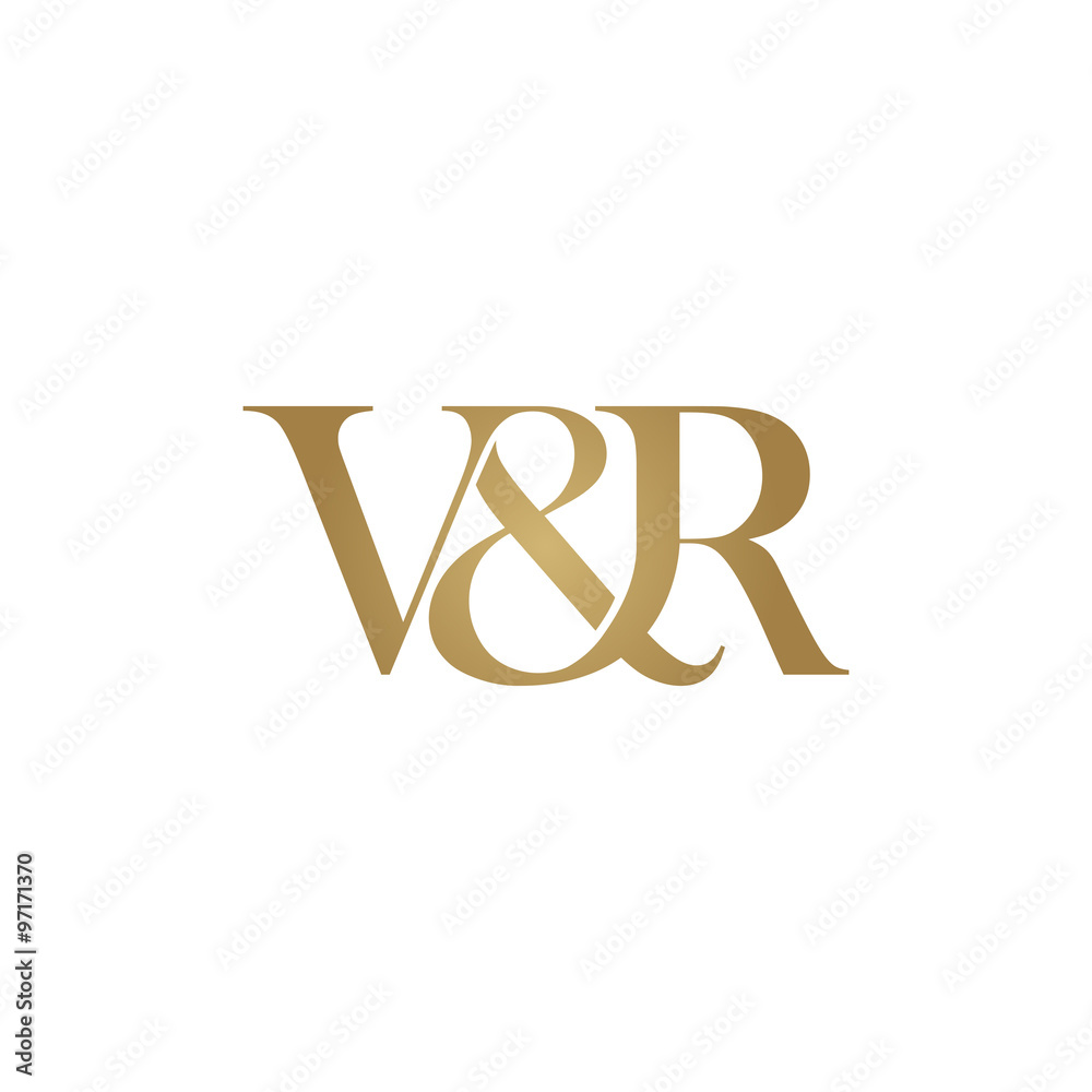 V&R Initial logo. Ampersand monogram logo Stock Vector | Adobe Stock