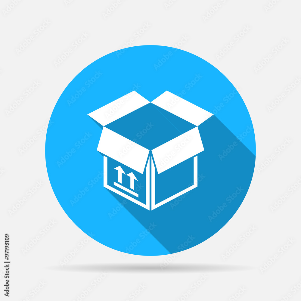 Vetor de open box icon do Stock | Adobe Stock