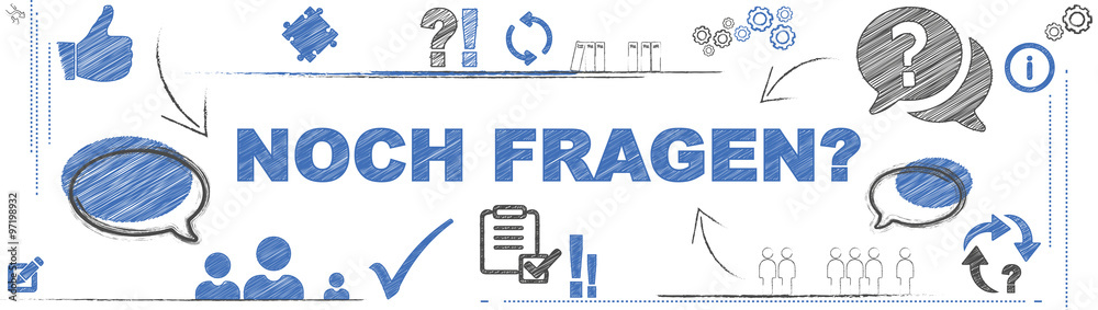Noch Fragen? Stock-Vektorgrafik | Adobe Stock