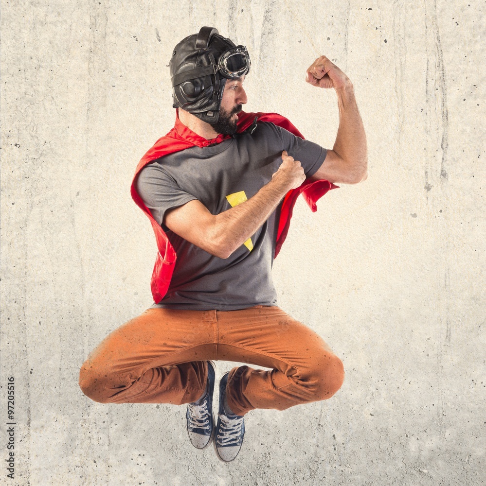 Strong Superhero Stock Photo | Adobe Stock